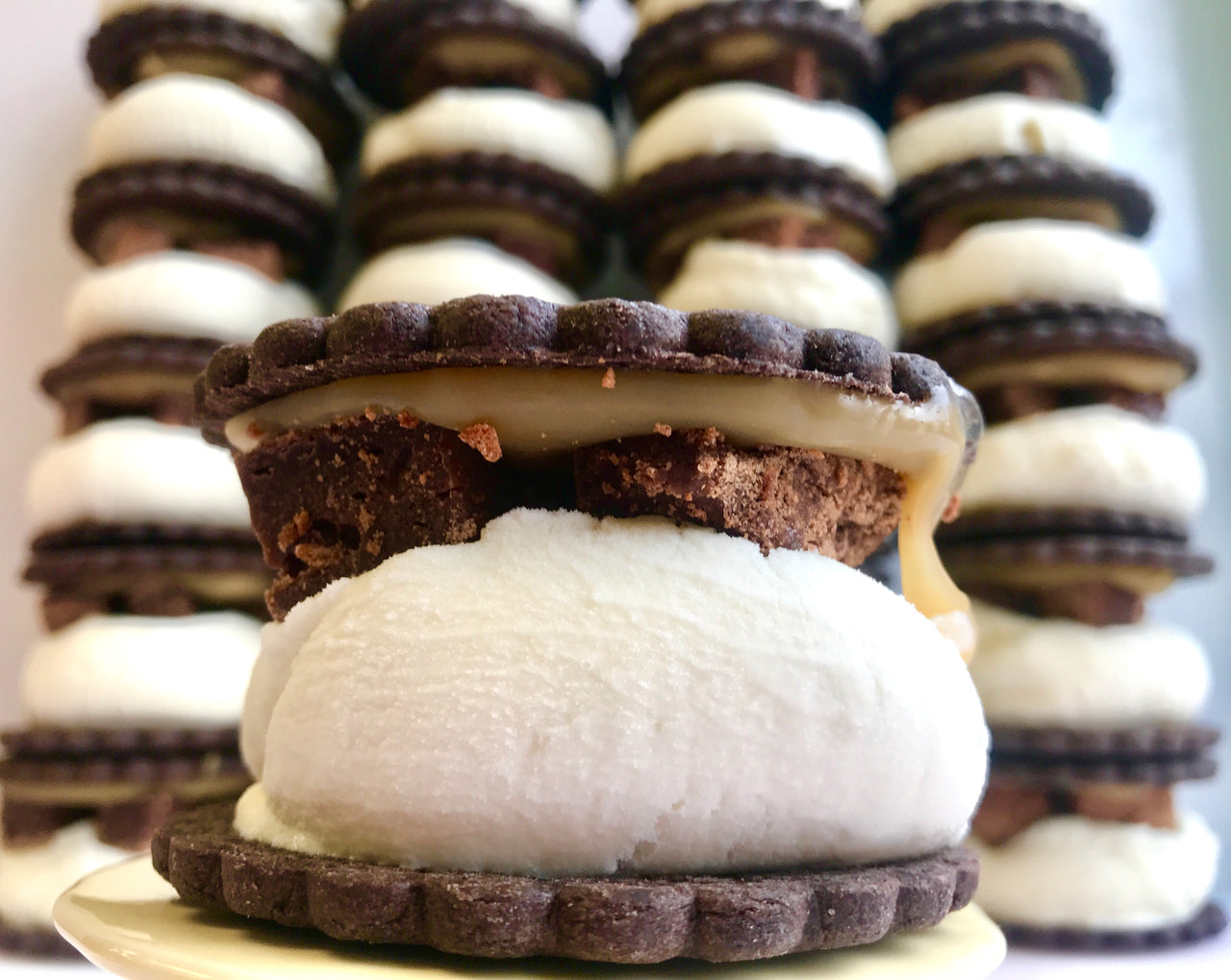 Peace Pie - Gourmet Ice Cream Sandwiches with a Layer of Pie Filling ...