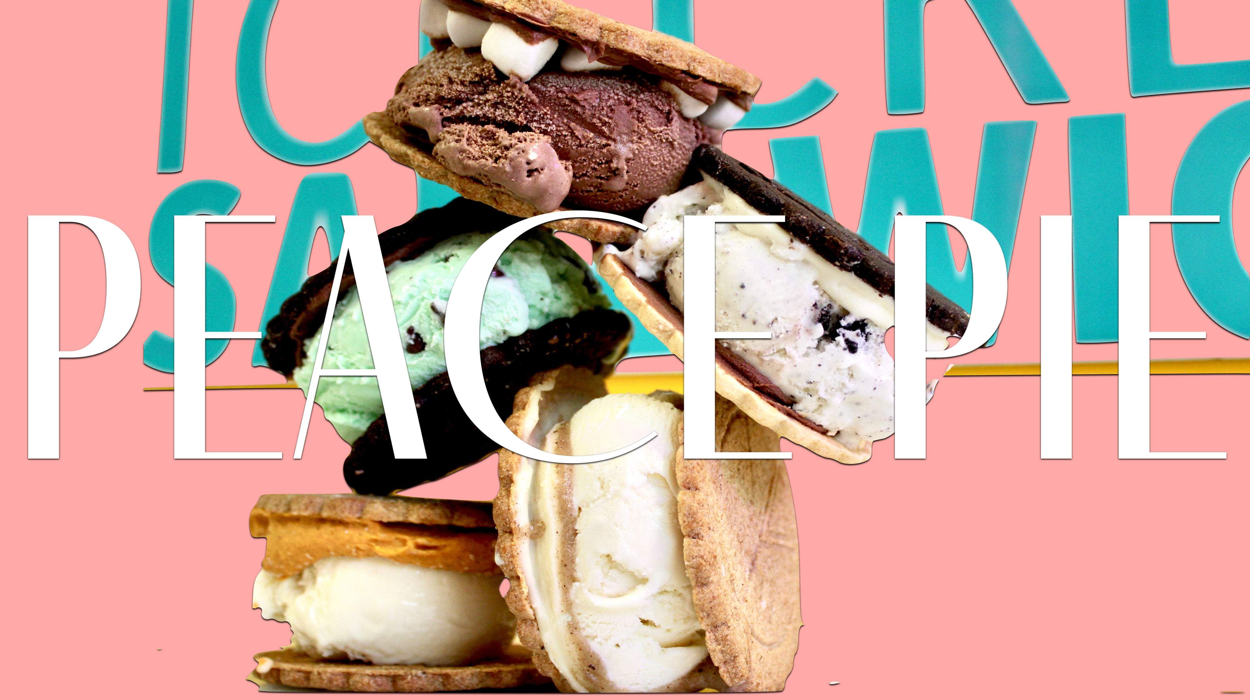 Peace Pie - Gourmet Ice Cream Sandwiches with a Layer of Pie Filling ...