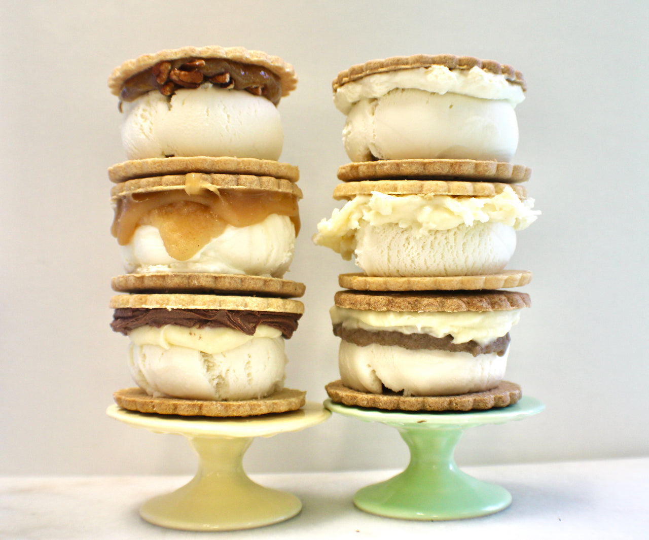 Peace Pie - Gourmet Ice Cream Sandwiches with a Layer of Pie Filling ...